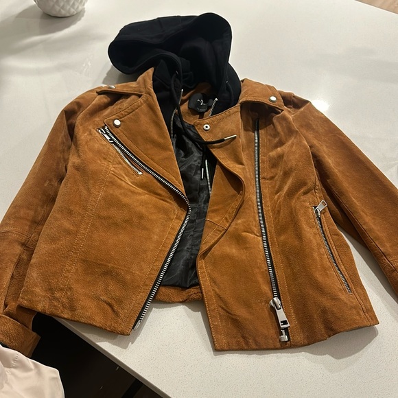 Free People | Jackets & Coats | Suede Brown Free People Jacket | Poshmark
